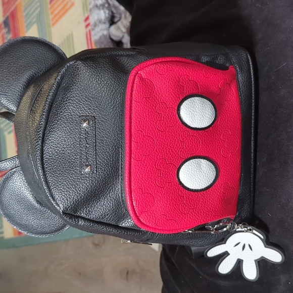 Disney | Bags | Disney Mickey Mouse Ears Gloves Icons Backpack With ...